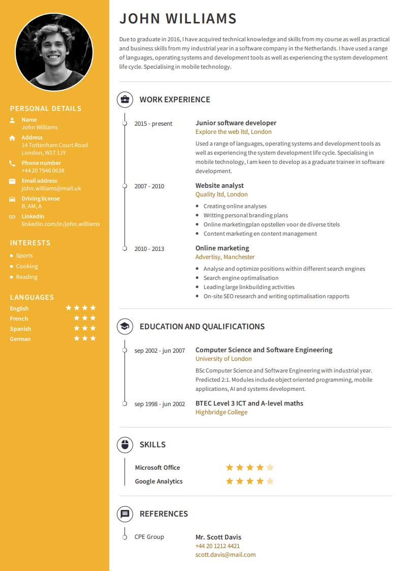 Sokféle önéletrajz-minta álláskeresők számára