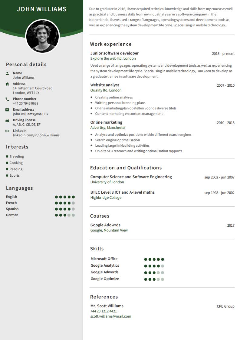 Sokféle önéletrajz-minta álláskeresők számára