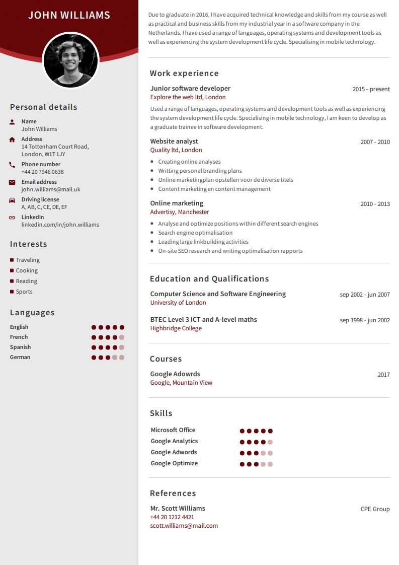 Professzionális önéletrajz készítő - CVmaker.hu